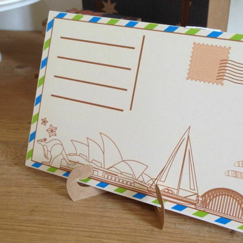 Cartão Postal 4un - AUSTRÁLIA - Comprar em Mimo Festa