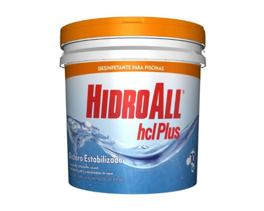 Cloro Granulado Hcl Plus Dicloro Estabilizado Hidroall 10kg