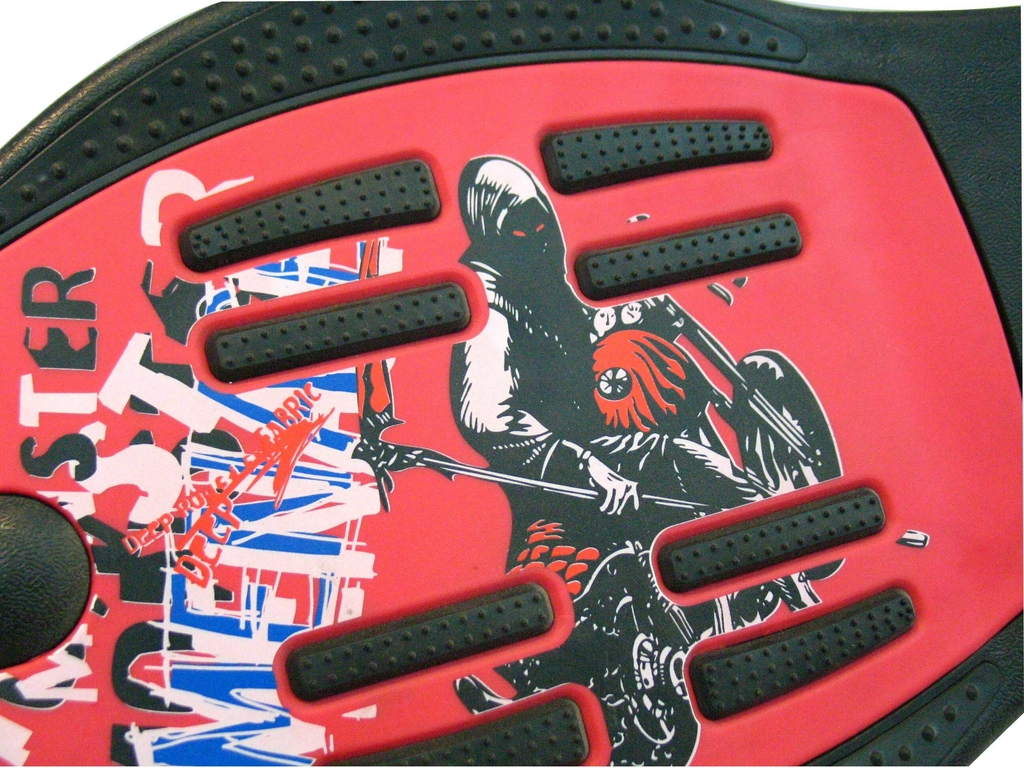 VIGOR BOARD CUADRO DE CROMO COLOR ROJO - bicimundo