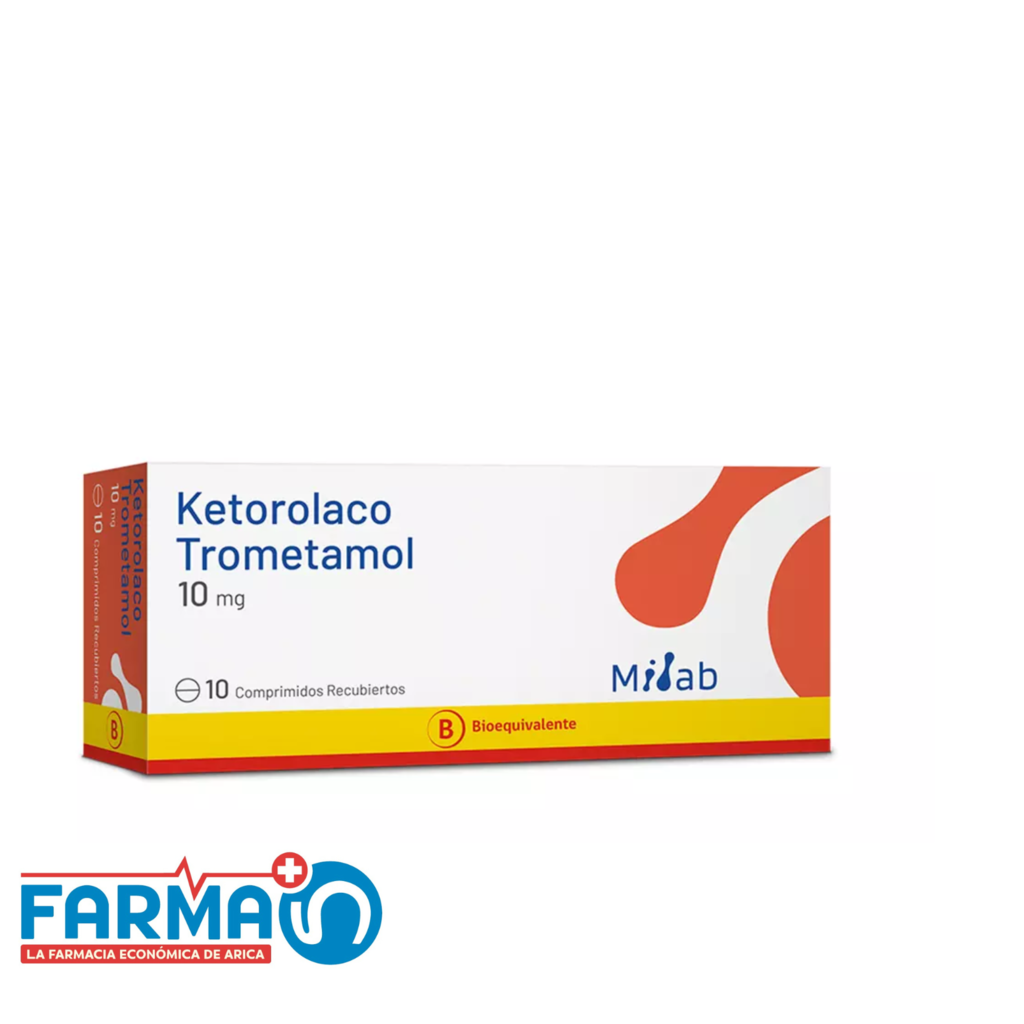 KETOROLACO 10 MG X 10 COMP. (100) - FARMACIA FARMAIN