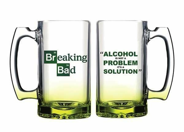 Tarro "Alcohol Is A Solution" Breaking Bad