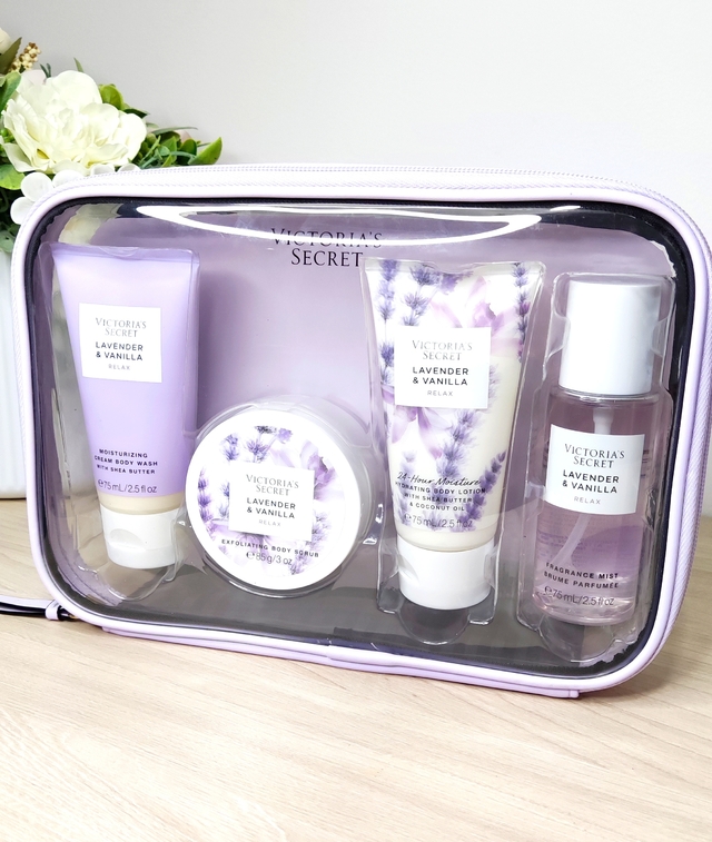 Kit corporal 4 pçs Victoria's Secret - Cheiro de Rosas