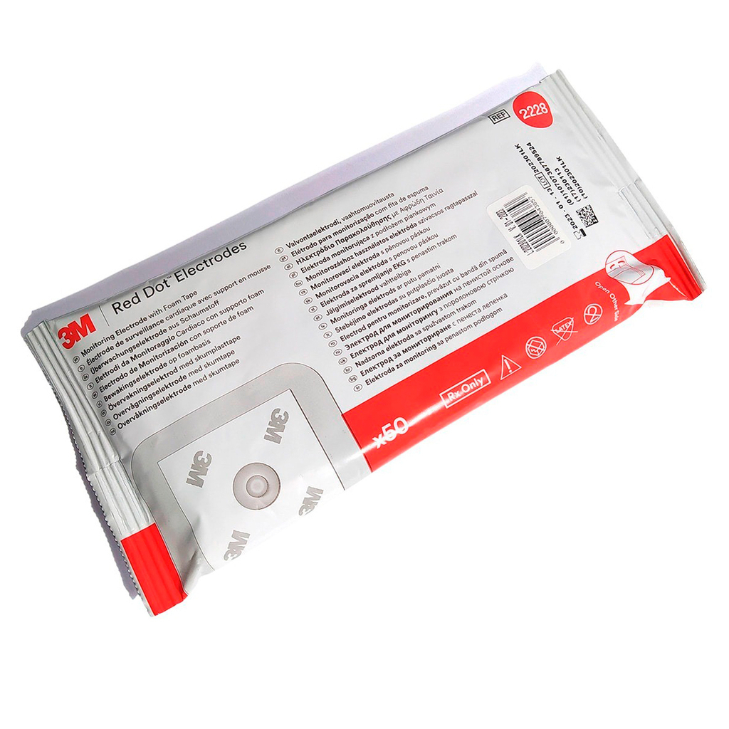 Electrodos 3m Adulto 2da Generación 2228 Pack x50 Unidades