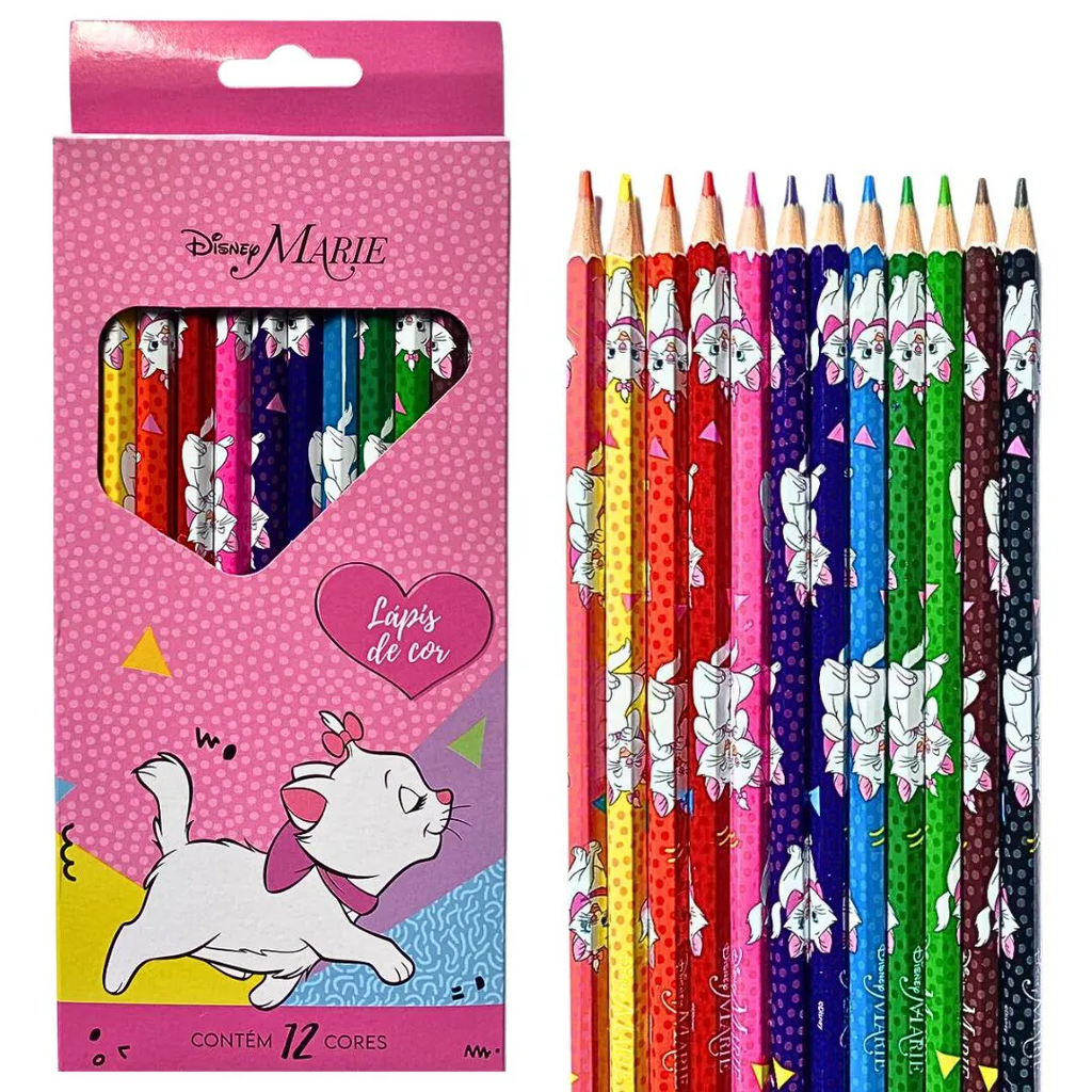 Lápis de Cor 12 Cores Marie - Tris
