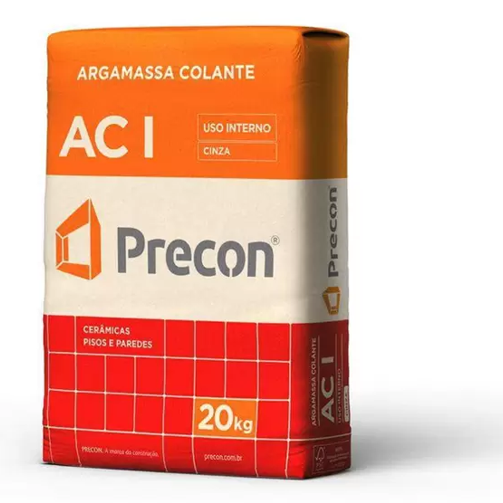 Argamassa Colante ACI 20Kg Cinza Precon