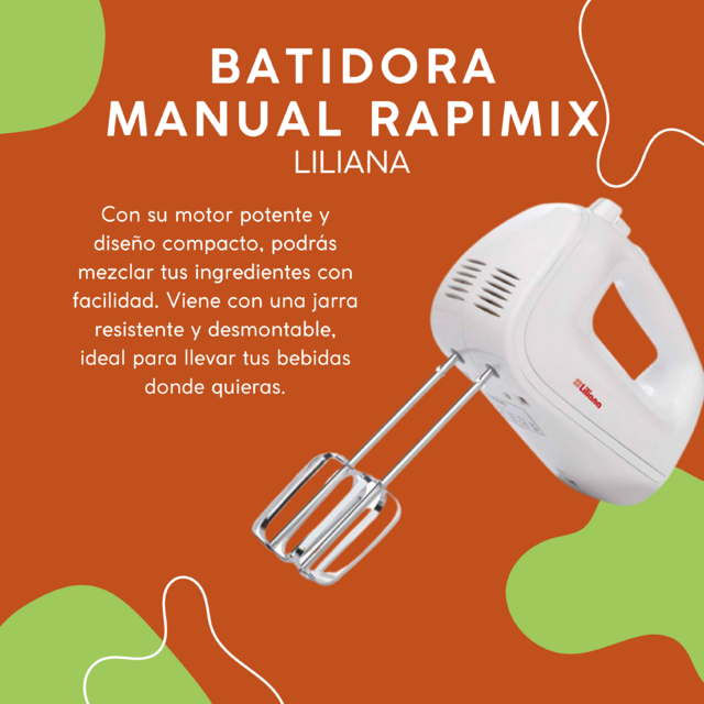 BATIDORA MANUAL RAPIMIX LILIANA