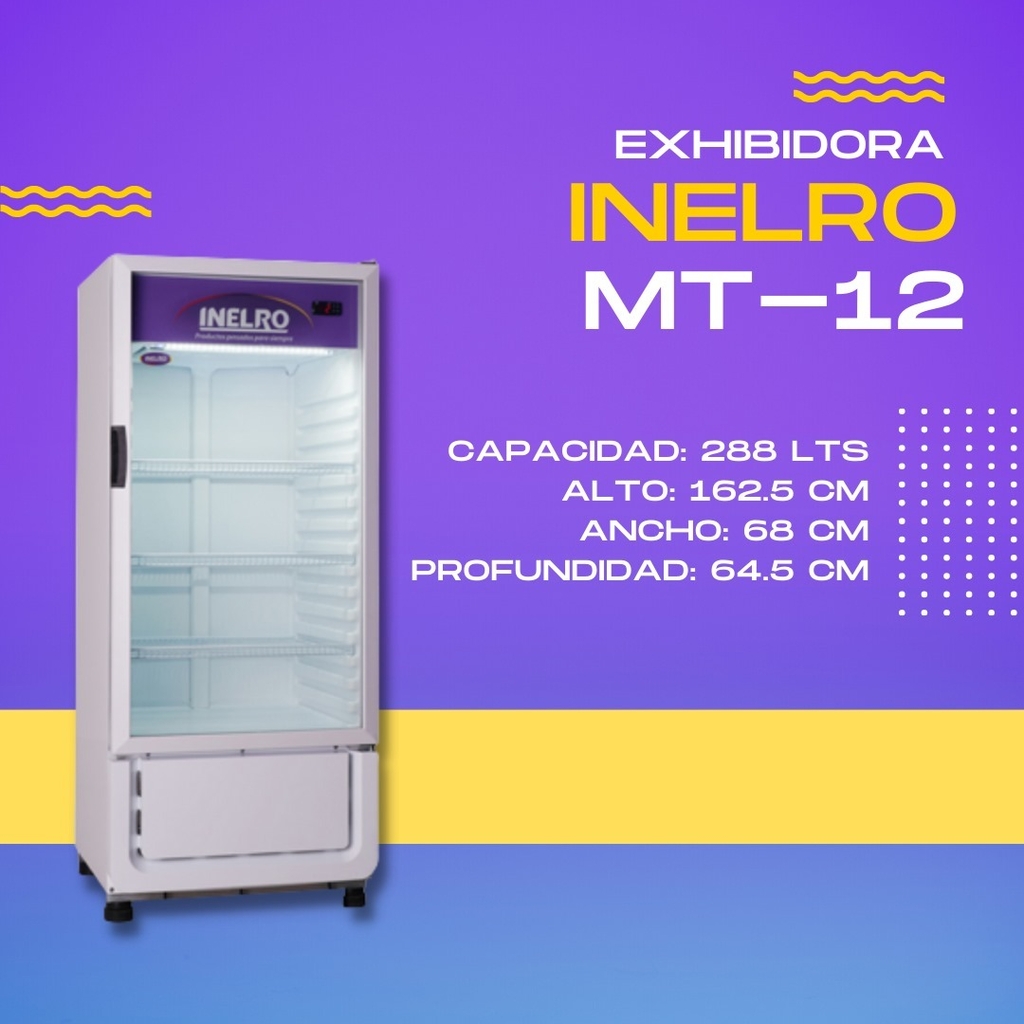 HELADERA EXHIBIDORA INELRO MT-12