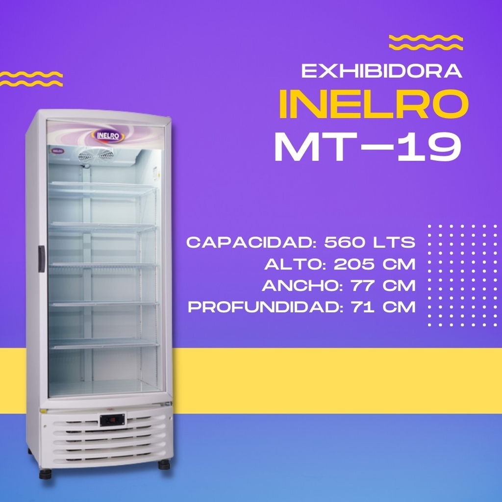HELADERA EXHIBIDORA INELRO MT-19