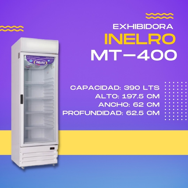 HELADERA EXHIBIDORA INELRO MT-400