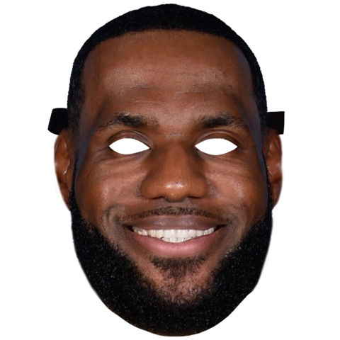 Careta Lebron James Famosos Cotillon Disfraz