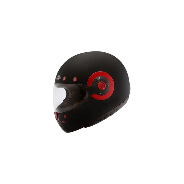 Casco SMK El Dorado Classic Negro Mate Rojo