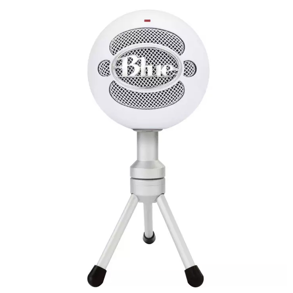 Microfone Logitech Blue Snowball Ice Branco USB - 3434