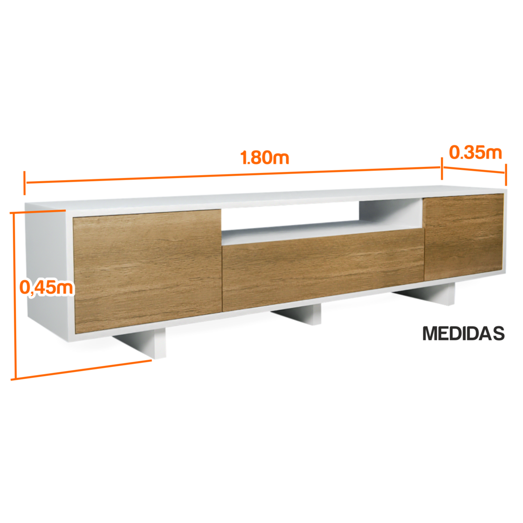 Mueble de Tv Modular Rack Minimalista Seda Note