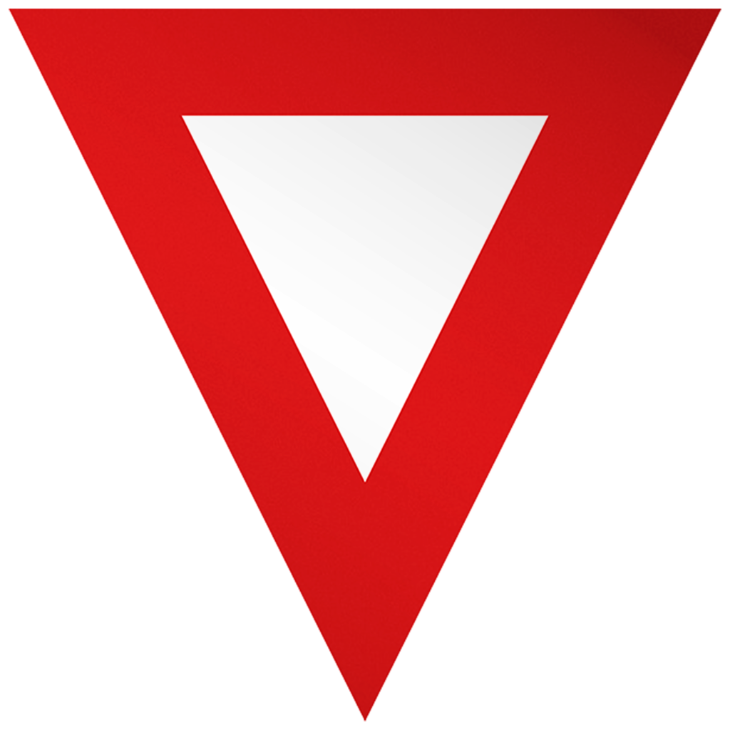 Placa "Dê a Preferência" - Sinalização Viária Vertical Regulament