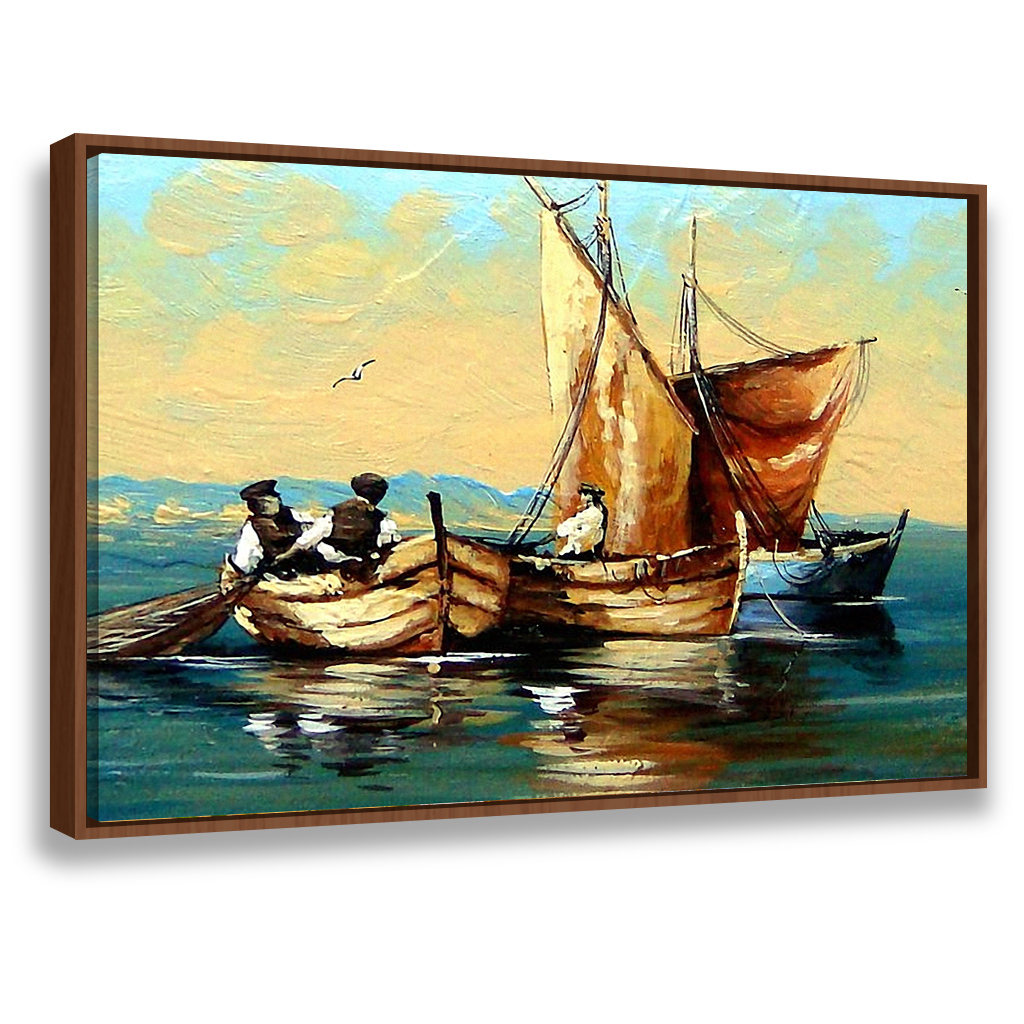 Pinturas Jangada a Vela - Visual Quadros