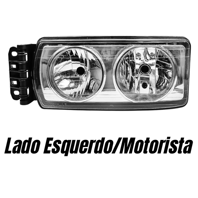 Farol Principal Ivecco Stralis Tector Trakker Cursor Cromado