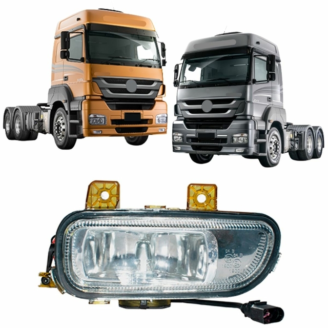 Farol Milha Auxiliar Axor 2005 À 2020 Modelo Original Lado E