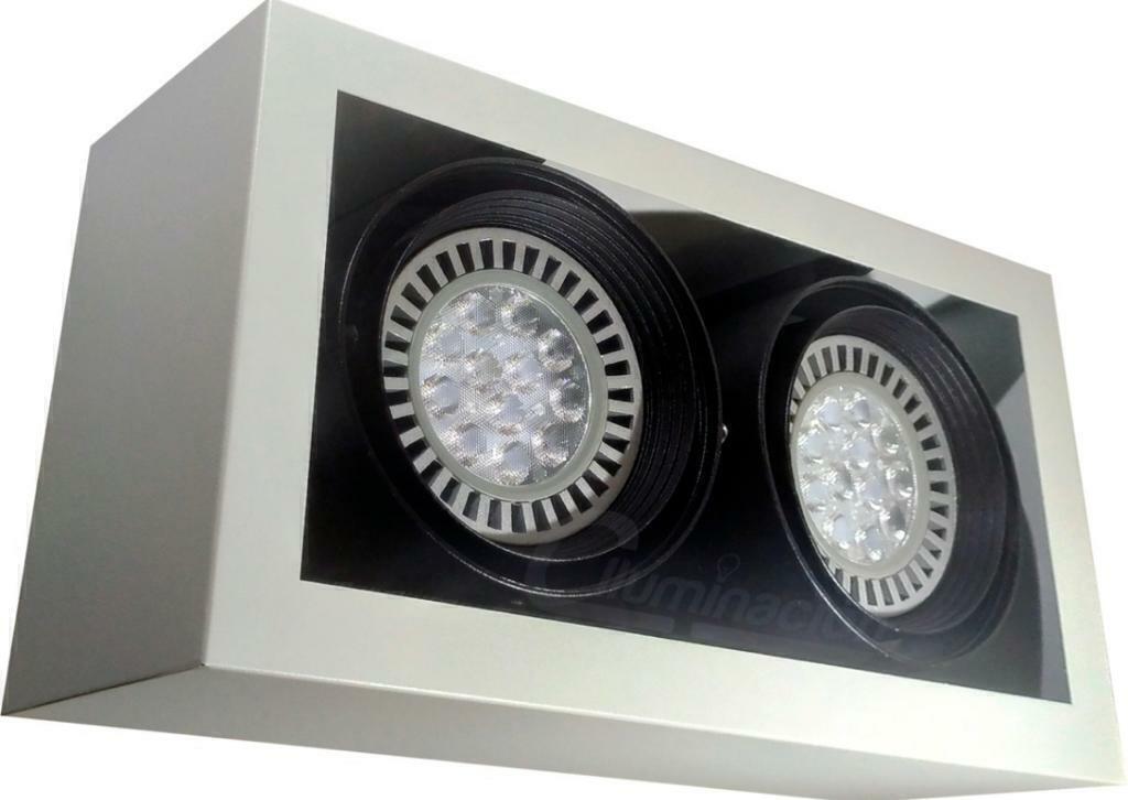 Plafon cardanico Lucciola Space 2 luces AR111