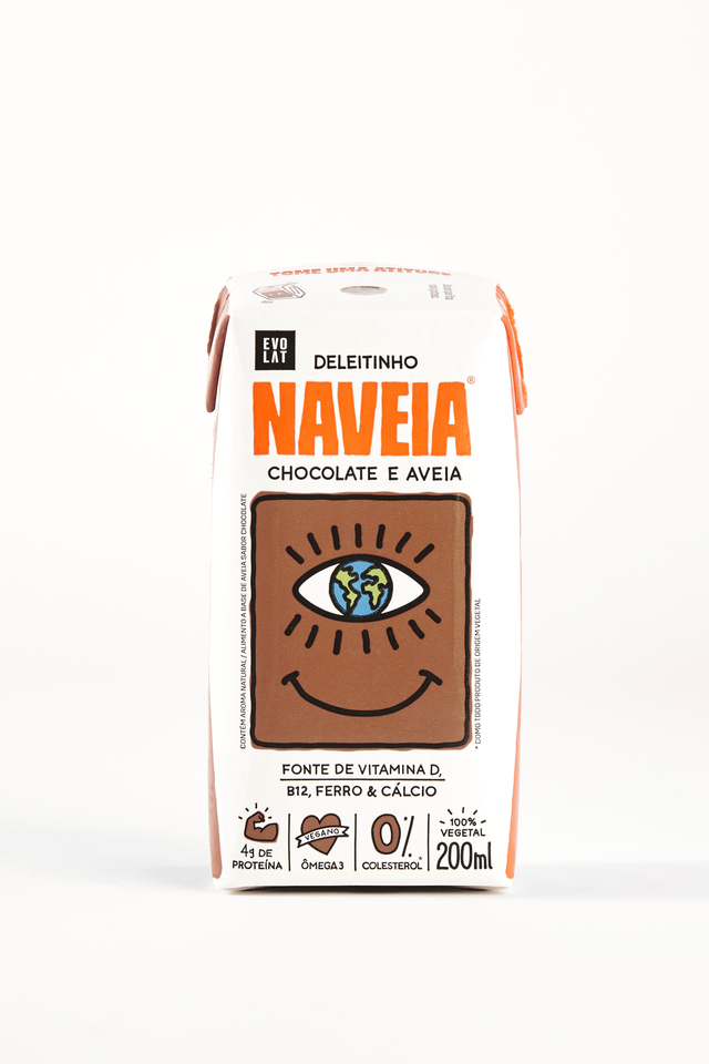 leite vegetal deleitinho chocolate naveia 200ml - Cófi