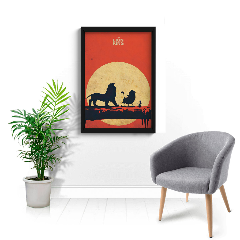 Quadro Rei Leão Hakuna Matata