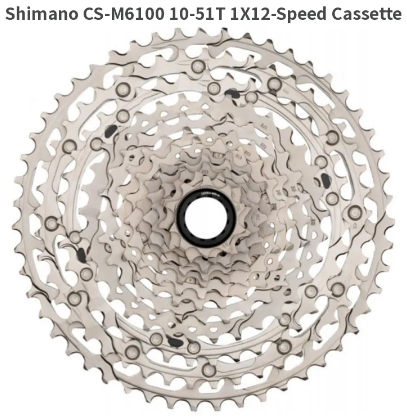 Shimano DEORE CS M6100 Cassette MTB Mountain Bike 10-51T 1x12