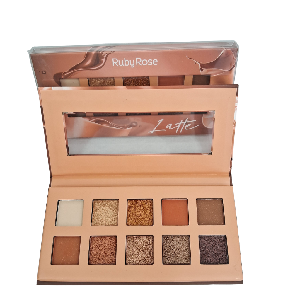 Paleta Sombra Latte x 10u Ruby Rose