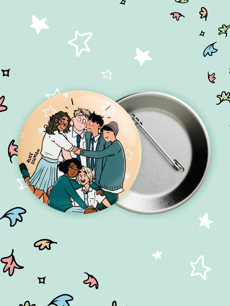 BOTTONS HEARTSTOPPER - Comprar em Rabixcu