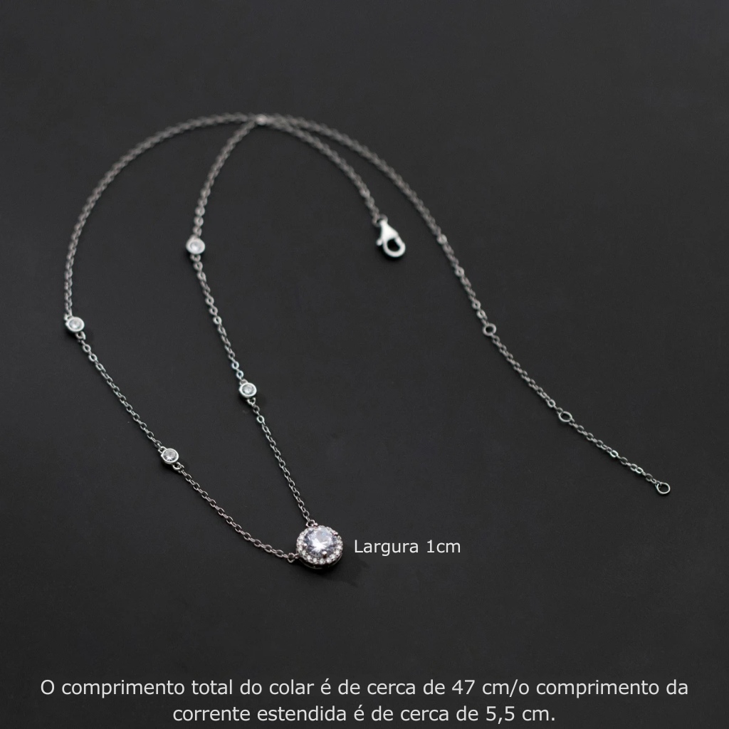 Joia Exclusiva: Colar Feminino Prata 925 - Delicadeza e Qualidade