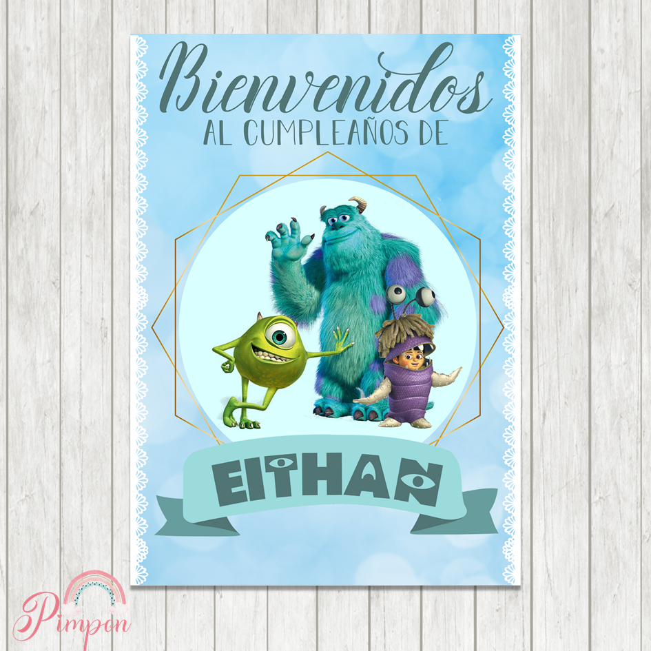 Kit imprimible personalizado - Monster INC - pimpon