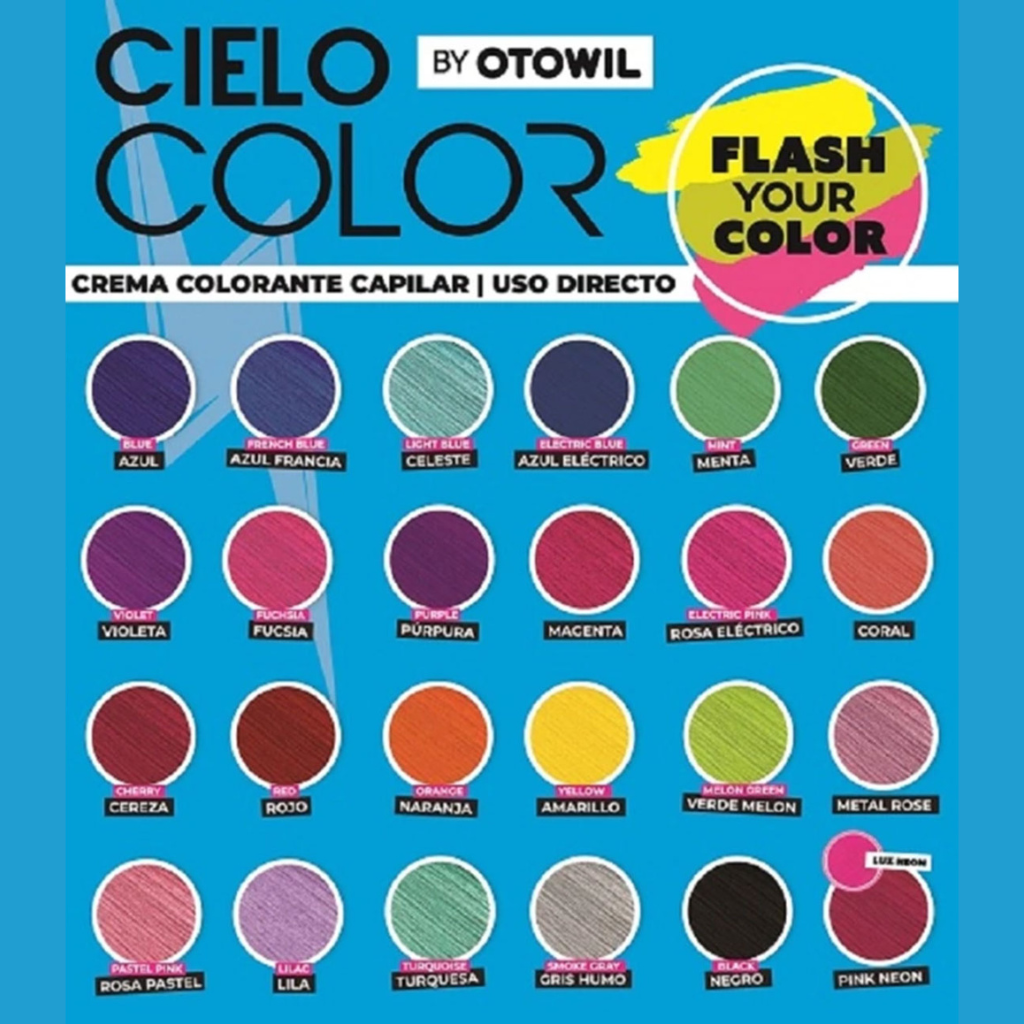 OTOWIL COLORACIÓN FANTASIA CIELO COLOR x50GRS