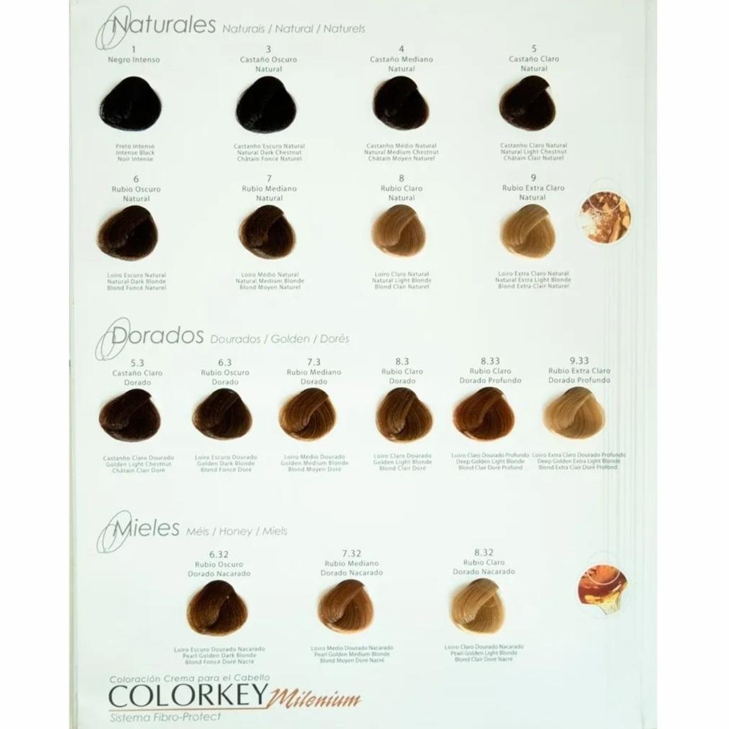 SILKEY COLORKEY MILENIUM COLORACIÓN PROFESIONAL EN CREMA x120GRS