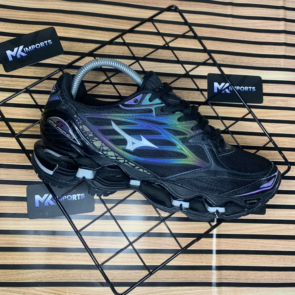 Mizuno Prophecy 6 - Preto/Camaleão - MK IMPORTS
