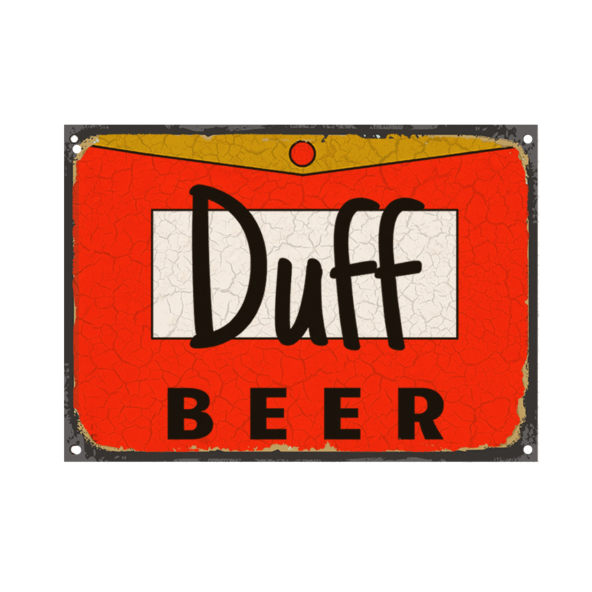 CHAPA VINTAGE: DUFF BEER - LOS SIMPSON - Overlook