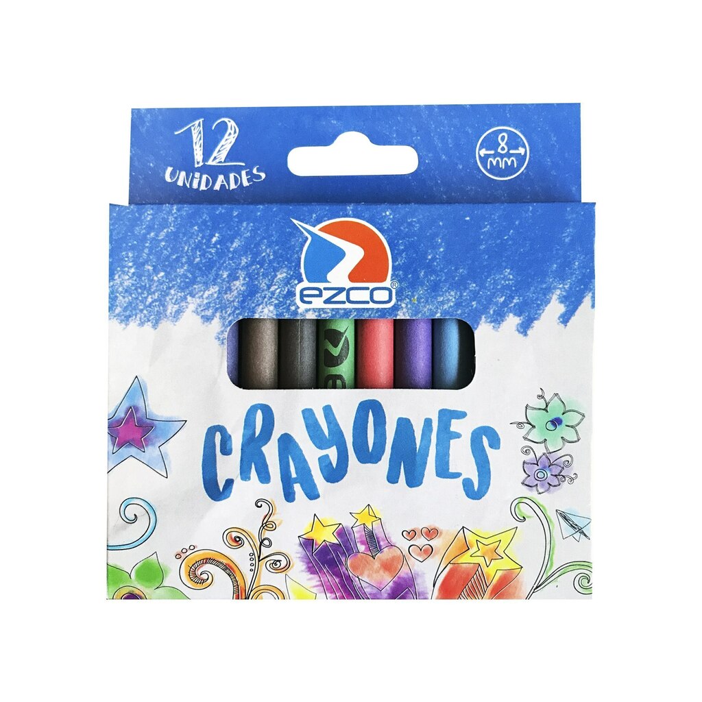 CRAYON ESCOLAR X12 EZCO - Distribuidora Pencil