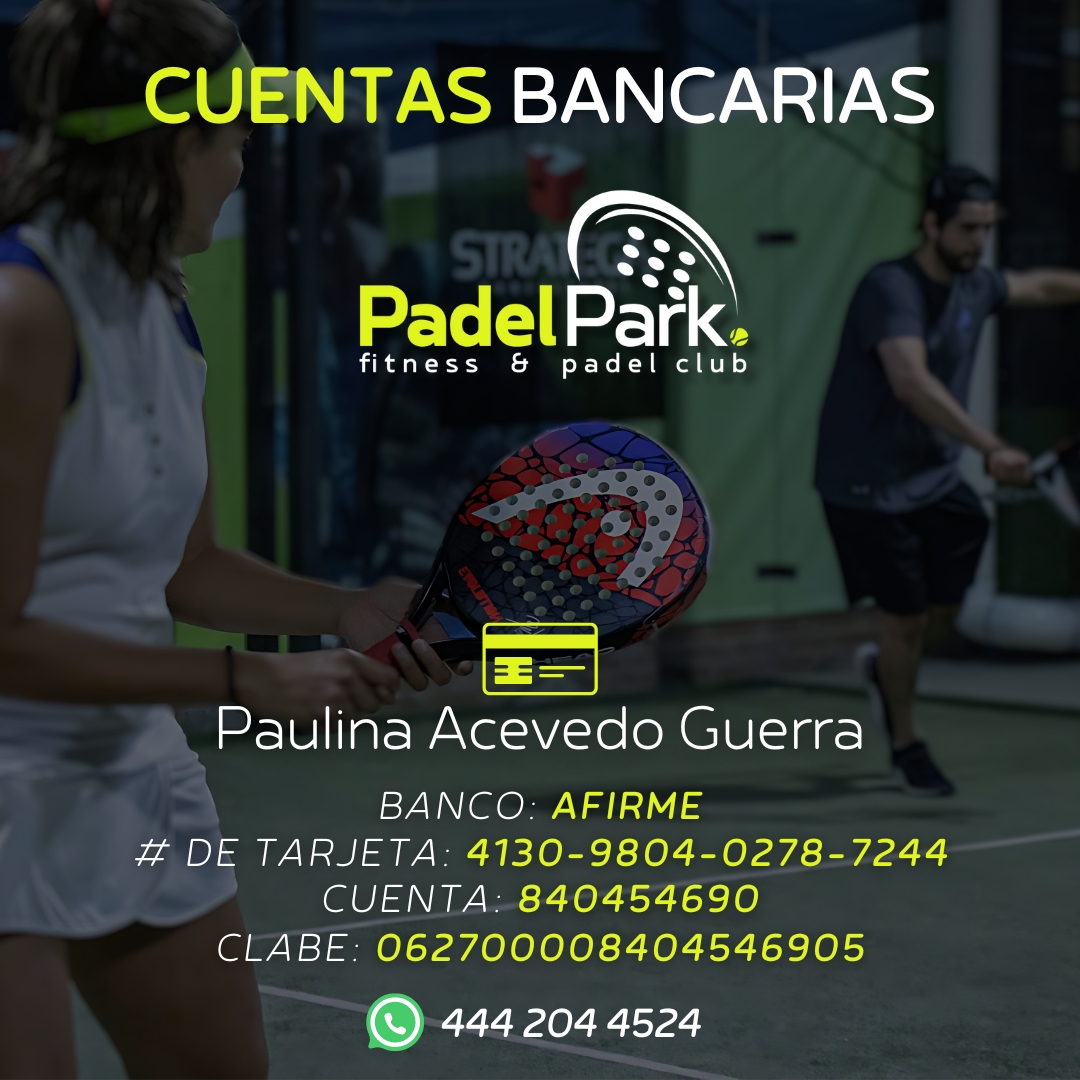 Cuentas Padel Park
