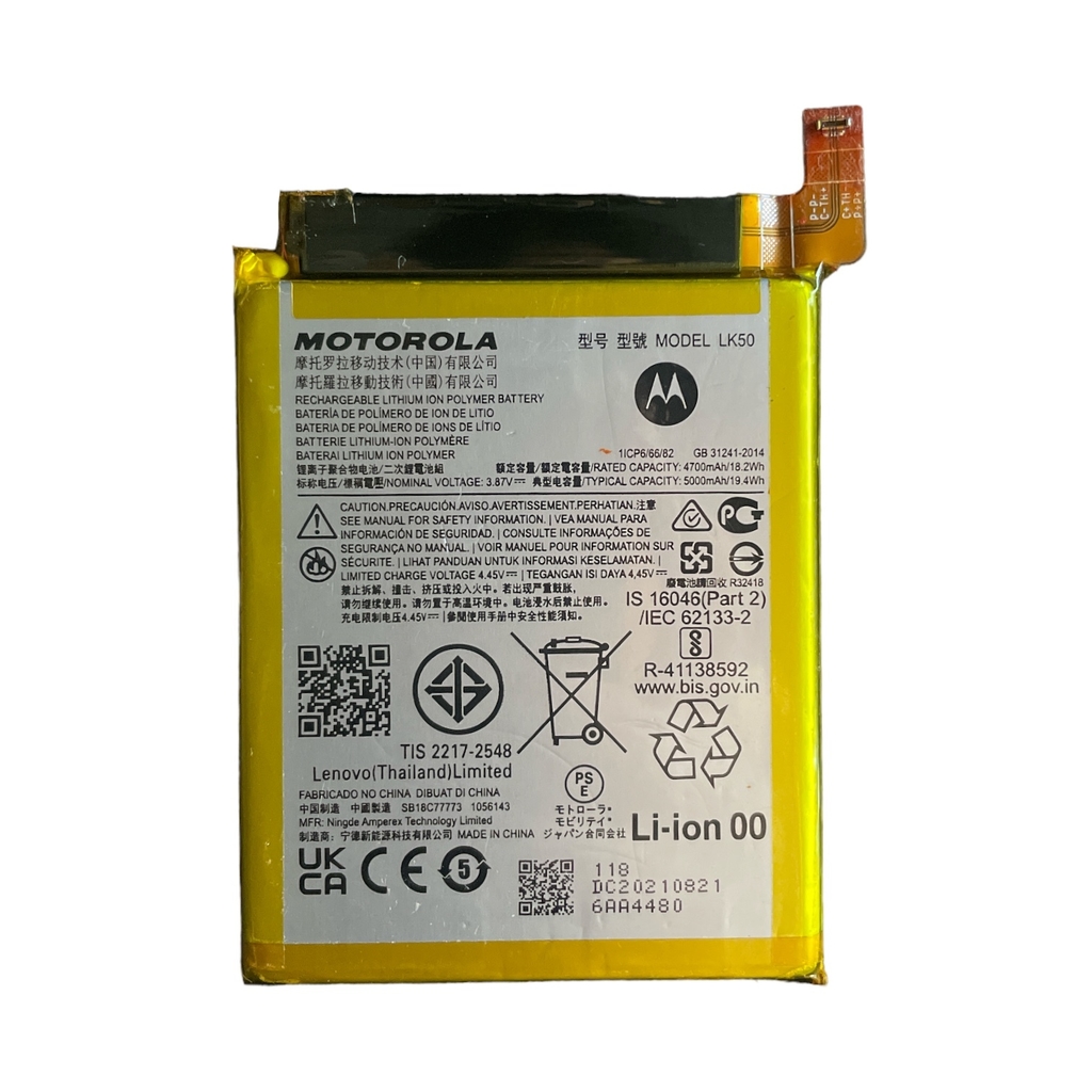 Batería LK50 Motorola G60s XT2133 100% Original