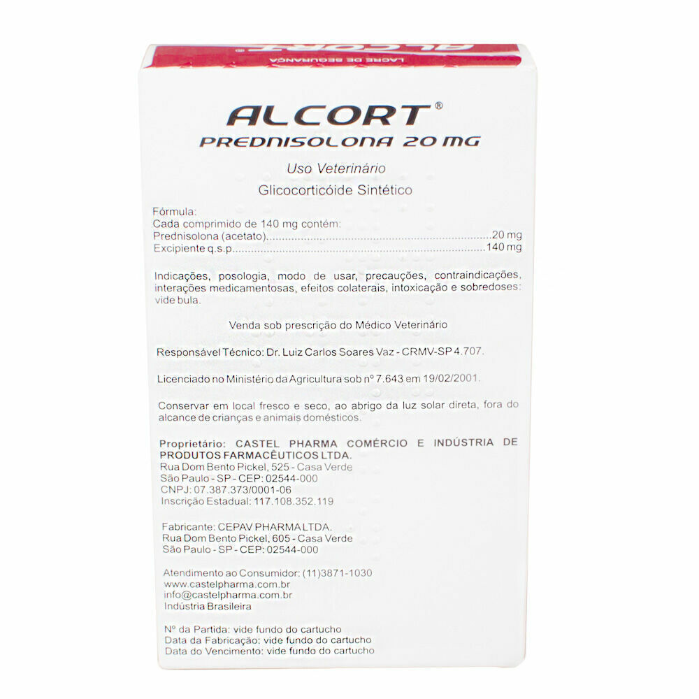 Alcort 20 mg - Comprar em Plantão de Ofertas