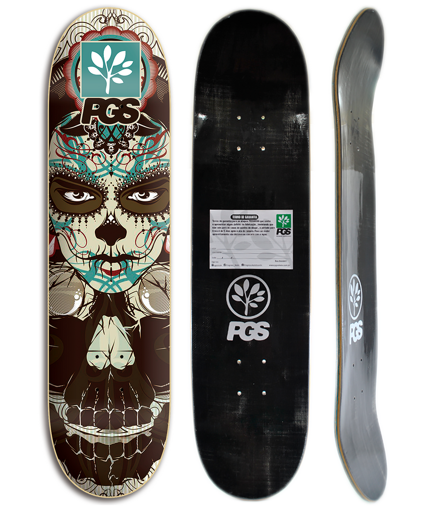 Shape de skate com lixa bom e barato com frete Grátis