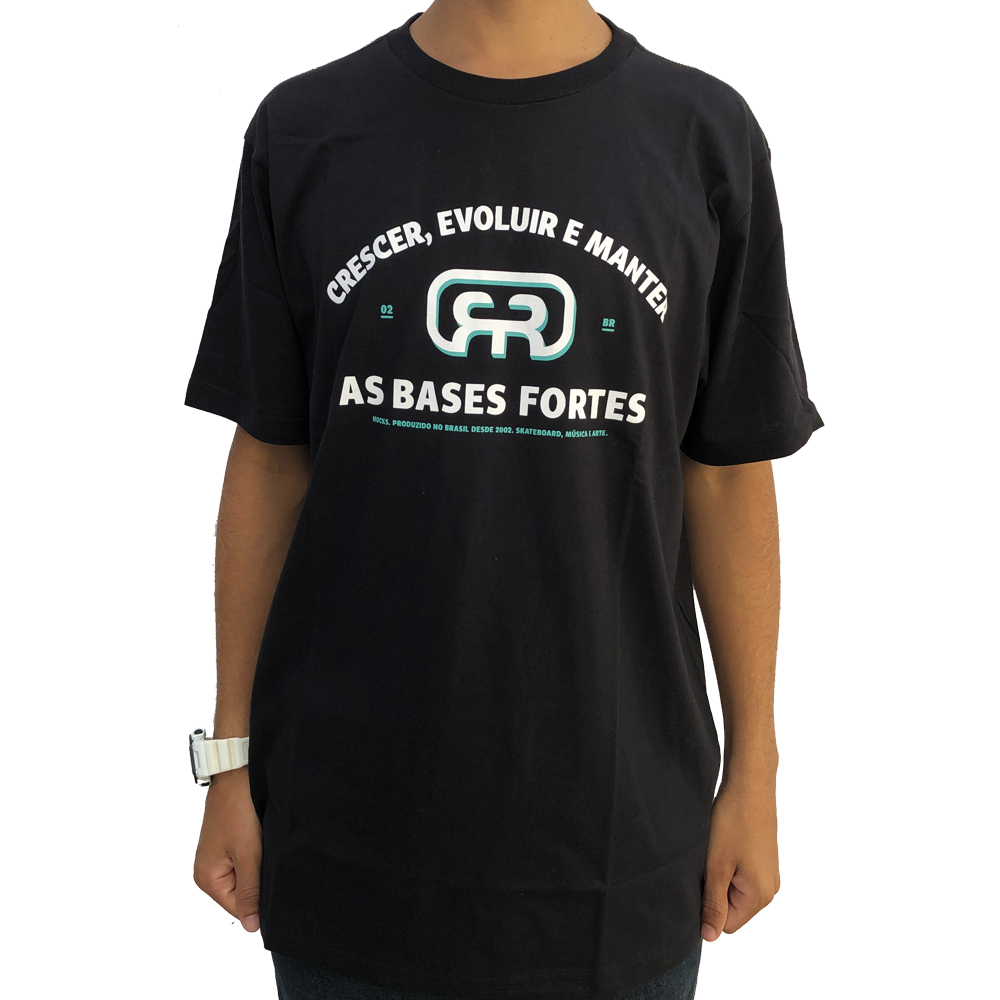 Camiseta Hocks Skate - Crescer, Evoluir e Manter as Bases Fortes