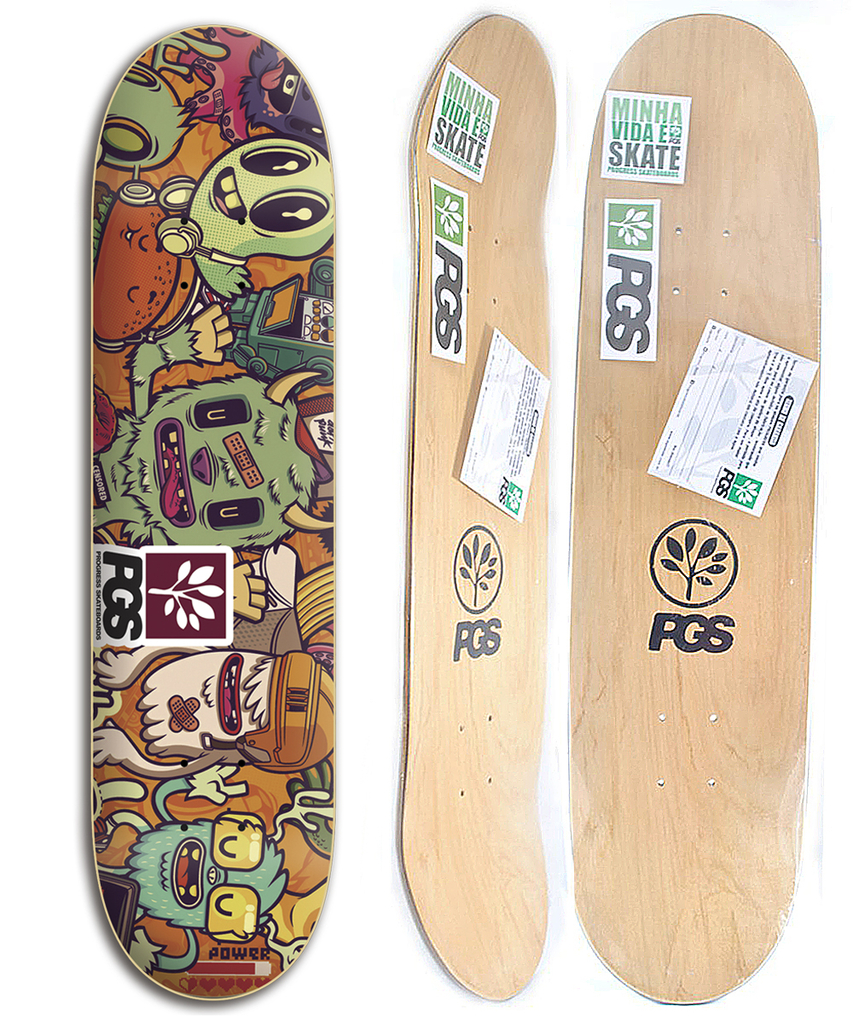 Shape de skate com lixa bom e barato com frete Grátis na Urban Sports