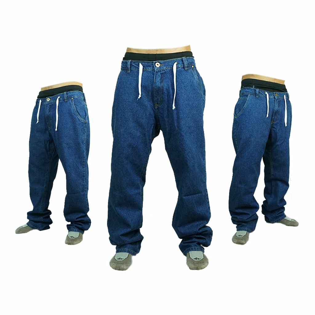 Calça Paper Skate Gangester Jeans Azul - Urban Sports