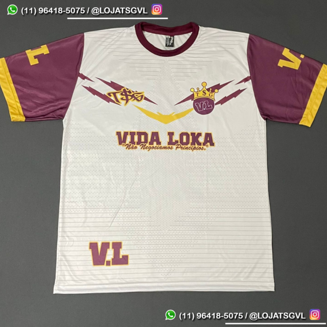 camiseta - Vida Loka - Branca - Comprar em TSG VL