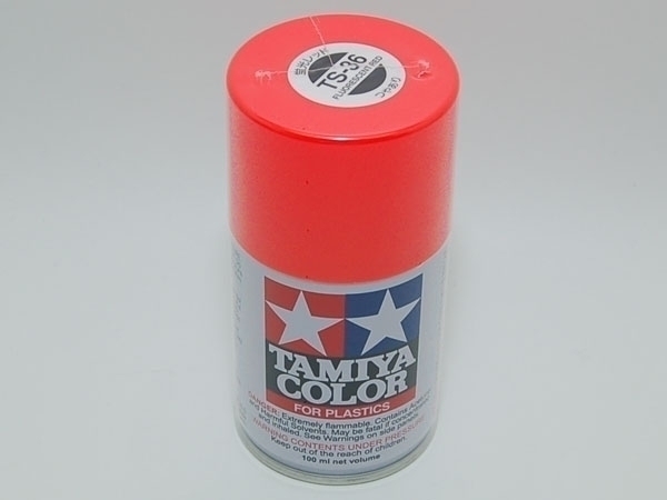 TS-36 Vermelho Fluorescente - Tamiya