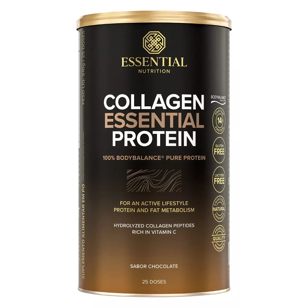 Collagen Essential Protein Chocolate - 510g - 25 doses