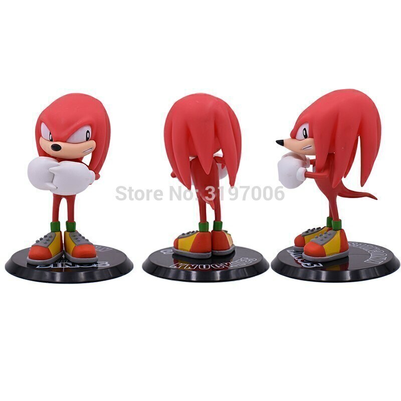 Boneco Sonic Tails Knuckles Colecionável Action Figure