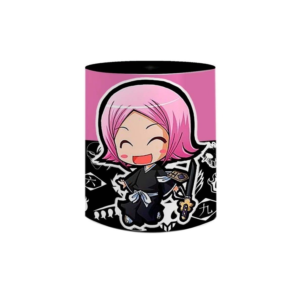 Caneca de Porcelana Yachiru Kusajishi Bleach Mangá Chibi