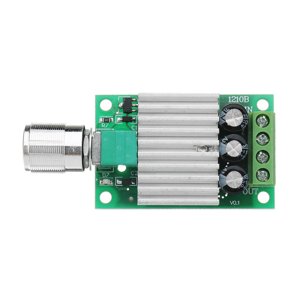 Controlador De Velocidade PWM Motor Elétrico Dc 6v 12v 24v 28v 3a