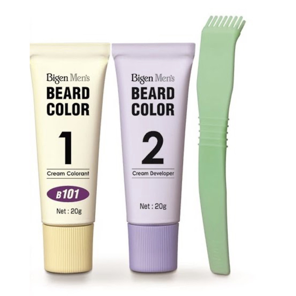 Tinte Bigen Men's Barba · Color Negro Natural B102 · 3 Pack