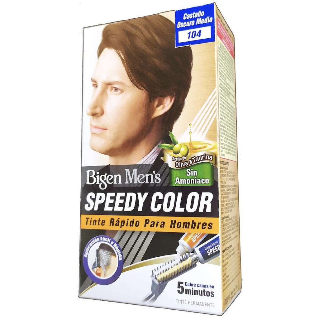 Tinte Bigen Men's Speedy Color · Castaño Oscuro Medio · S104