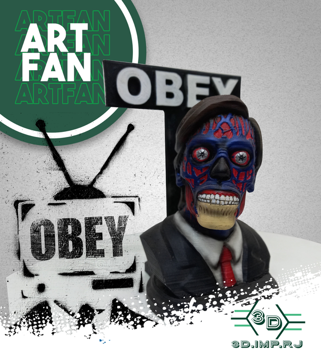 OBEY - They Live - Comprar em 3D.IMP.RJ